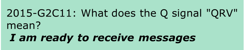 Q-Codes | NewHams.info