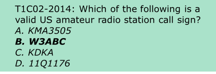 Call (Call Sign) | NewHams.info