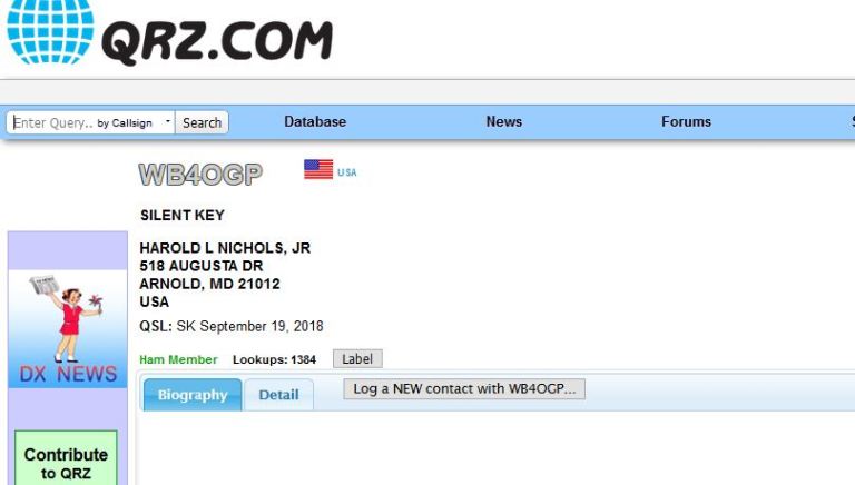 Silent Key (SK) | NewHams.info
