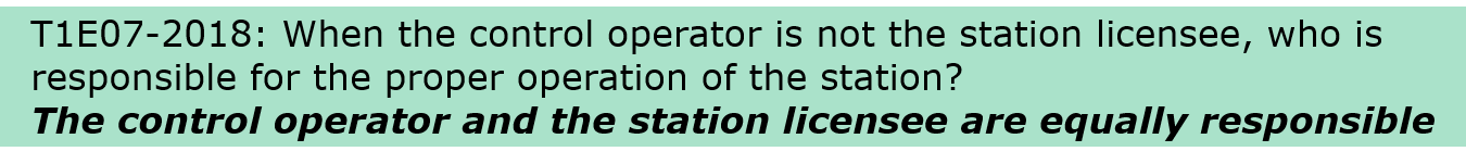 Control Operator | NewHams.info